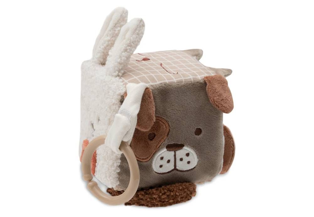 JOLLEIN Activity cube Animal Friends - Early learning toy - Awakening ...