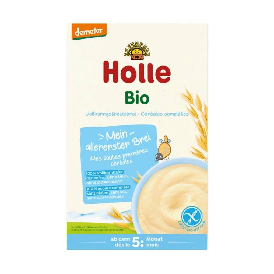HOLLE Gluten-free organic wholegrain oats 5m+ - Power supply - Meals ...