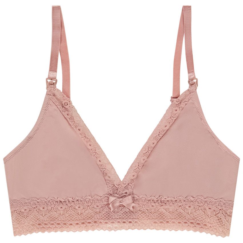 PREMAMAN Pregnancy and nursing bra Rose - 100B - Lingerie - Mommy ...