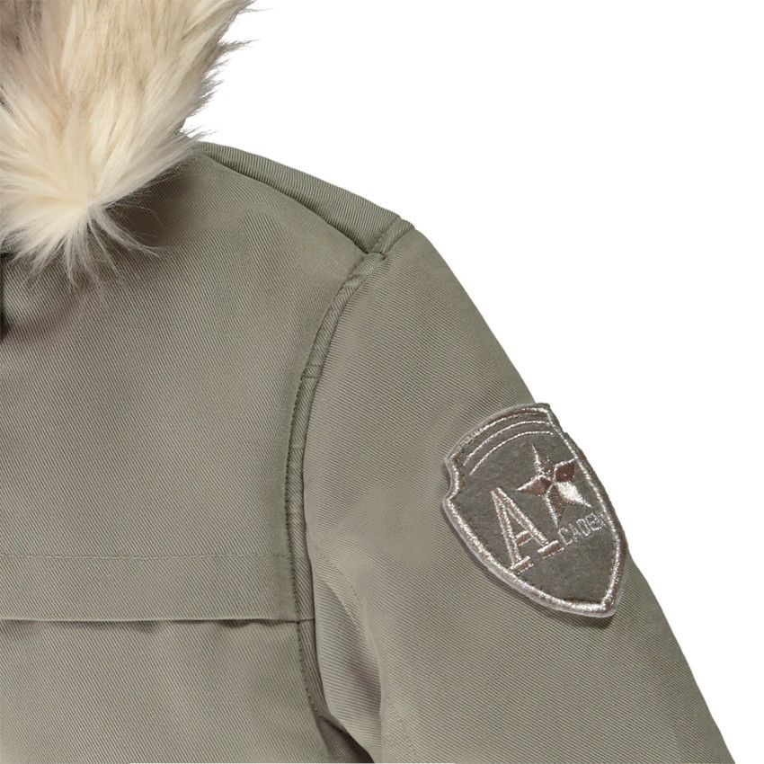 Orchestra Wasserabweisender, gefütterter Parka mit Kapuze in Pelzoptik ...