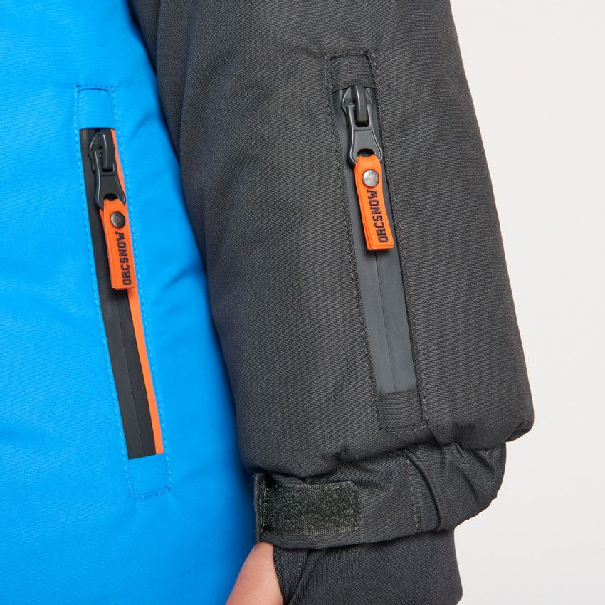 Orchestra Boy's hooded waterproof ski jacket Blue - 8 years old - Ski ...