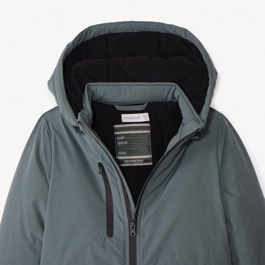 Orchestra Gepolsterter Parka mit abnehmbarer Kapuze für Jungen Grün - 5 ...