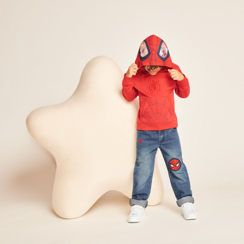 Orchestra Jean droit Spider-Man Marvel pour garçon Bleu - 5 ans - Jean ...
