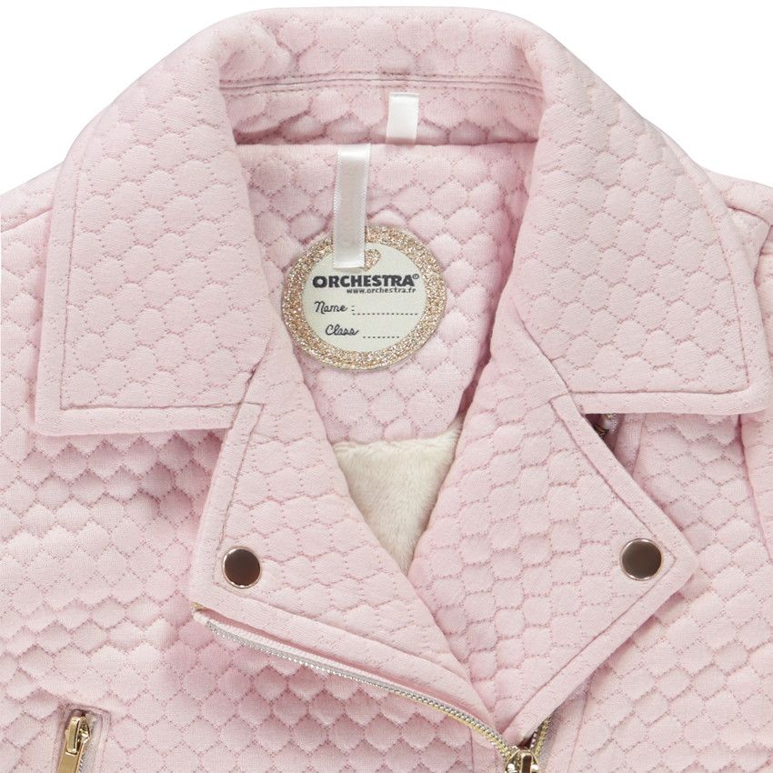 Orchestra Baby girl's sherpa-lined quilted fleece perfecto Rose - 3 ...