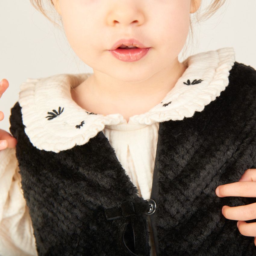 Orchestra 3-piece set with tetra tunic for baby girl Ecru - 3 months ...