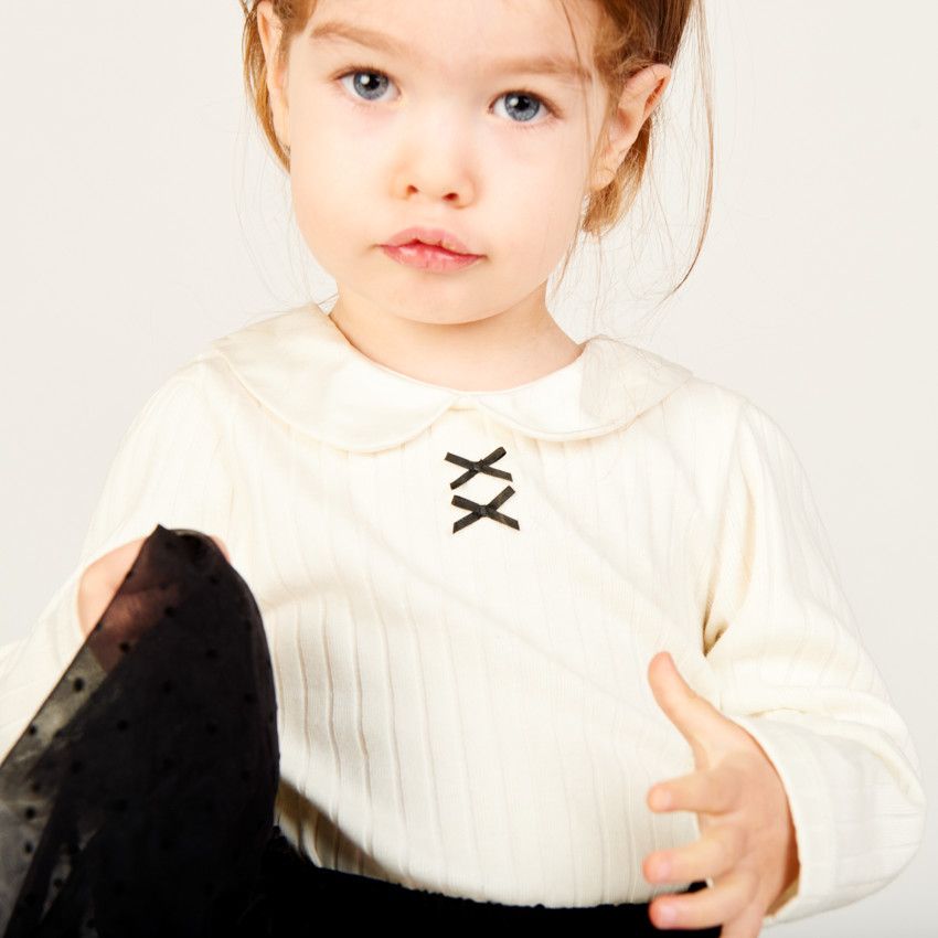 Orchestra 2-piece set with tulle skirt for baby girl Ecru - 18 months ...