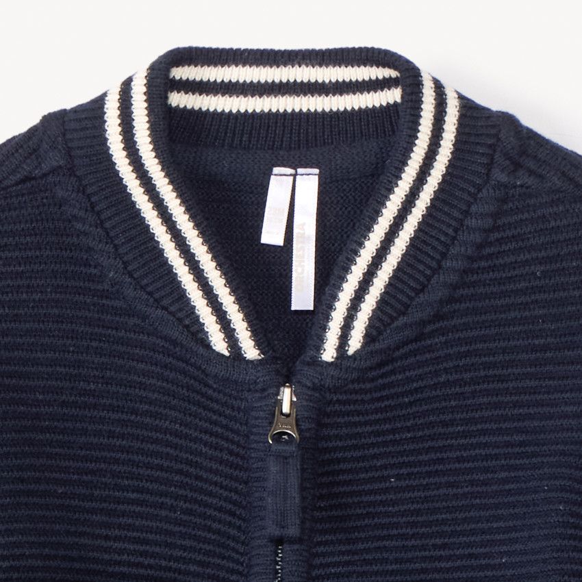 Orchestra Plain fancy knitted teddy for baby boy Blue - 9 months ...