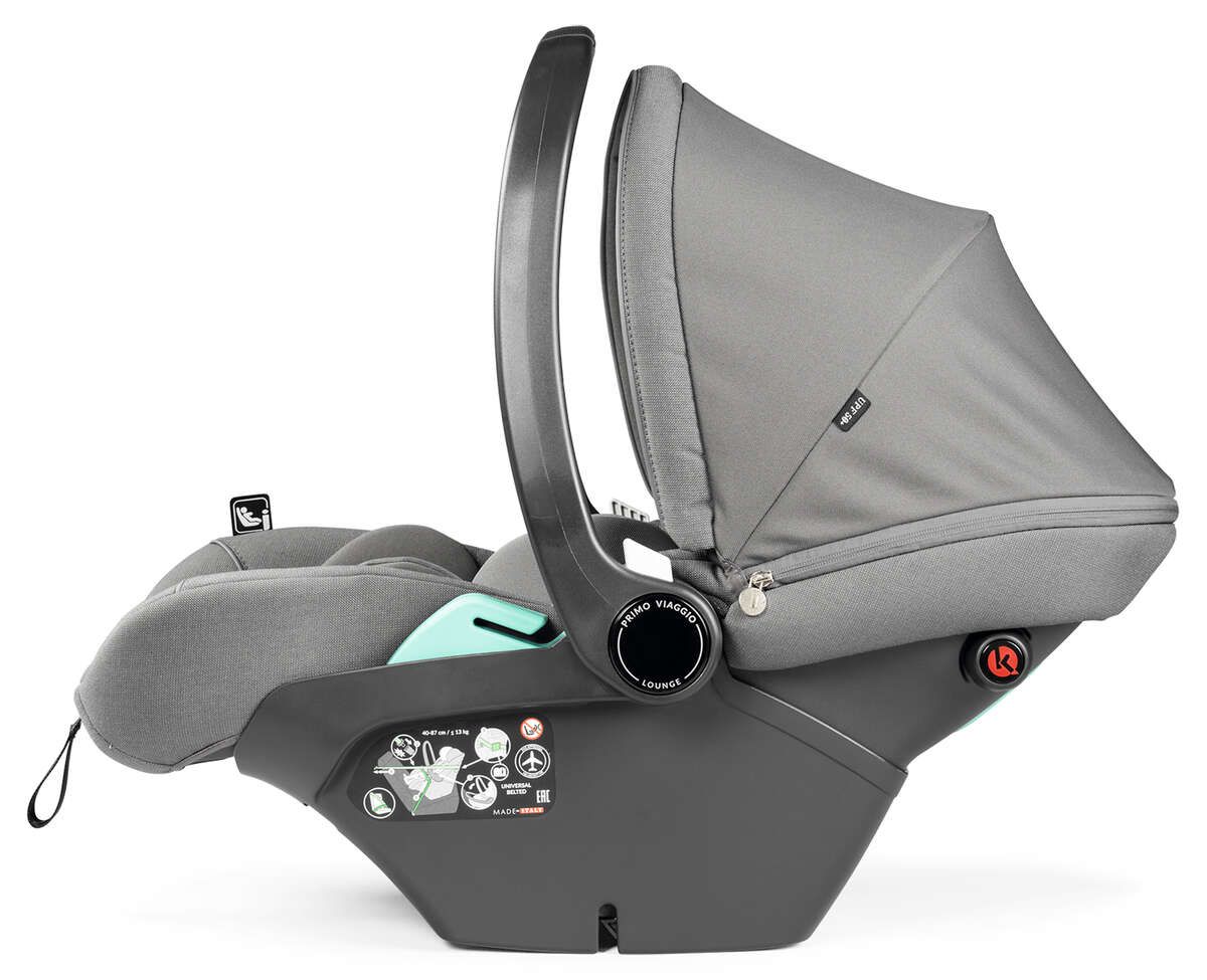 PEG PEREGO AUTOSITZ GR 0+ PRIMO VIAGGIO LOUNGE CITY GREY mercury ...