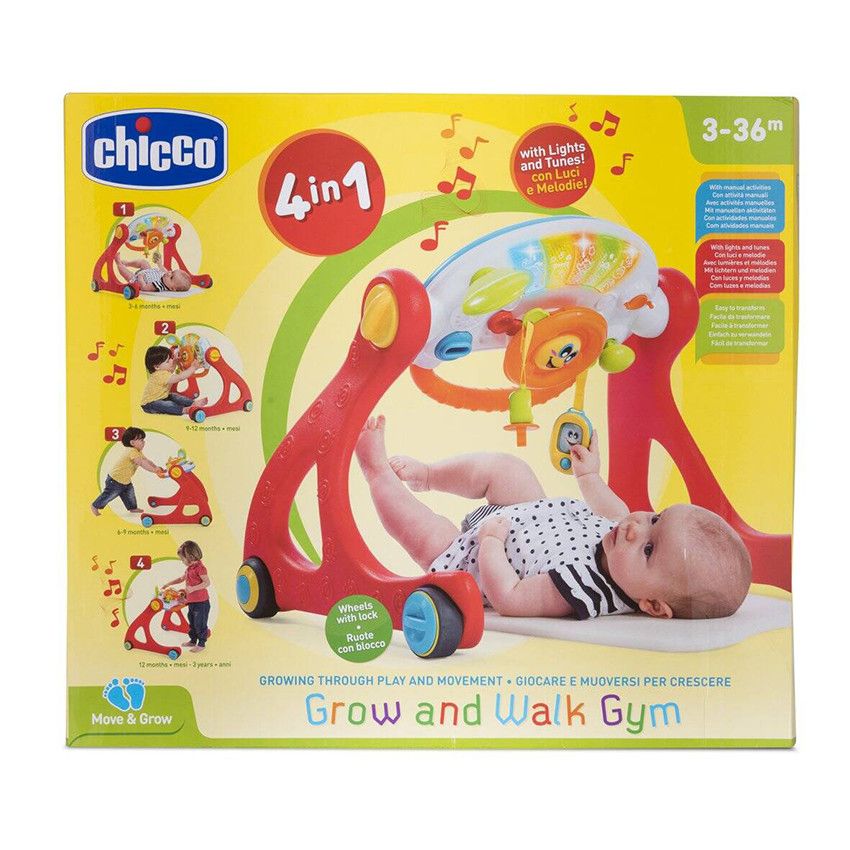 CHICCO 4 in 1 Activity Wagon - Evolving Walker multicolor - Early ...