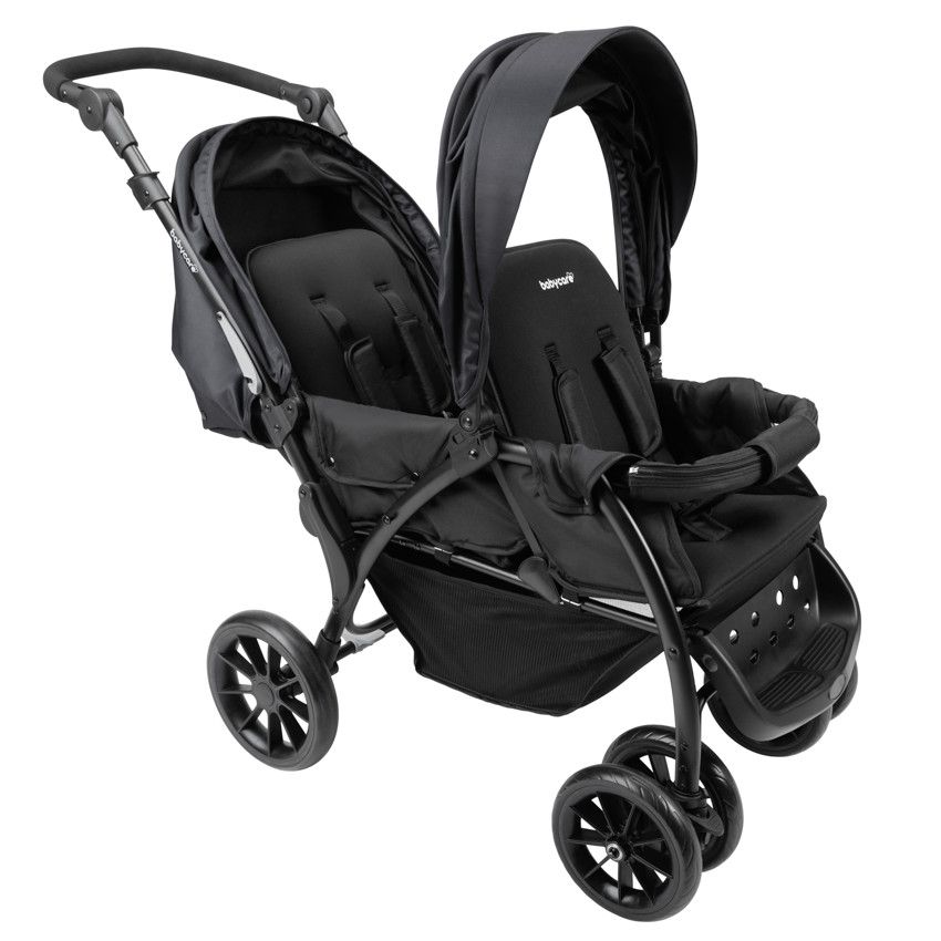 Babycare Black double pushchair for small children Black - Multi-seater ...