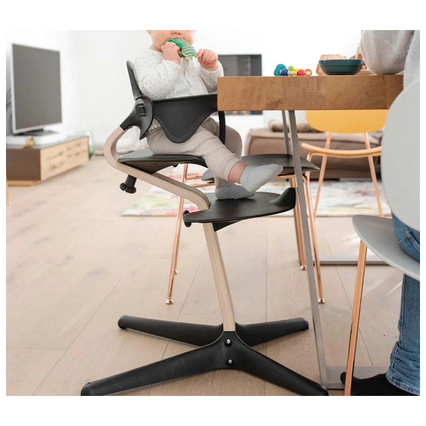 STOKKE Chaise haute Nomi Chêne oak black - Chaises hautes, rehausseurs ...
