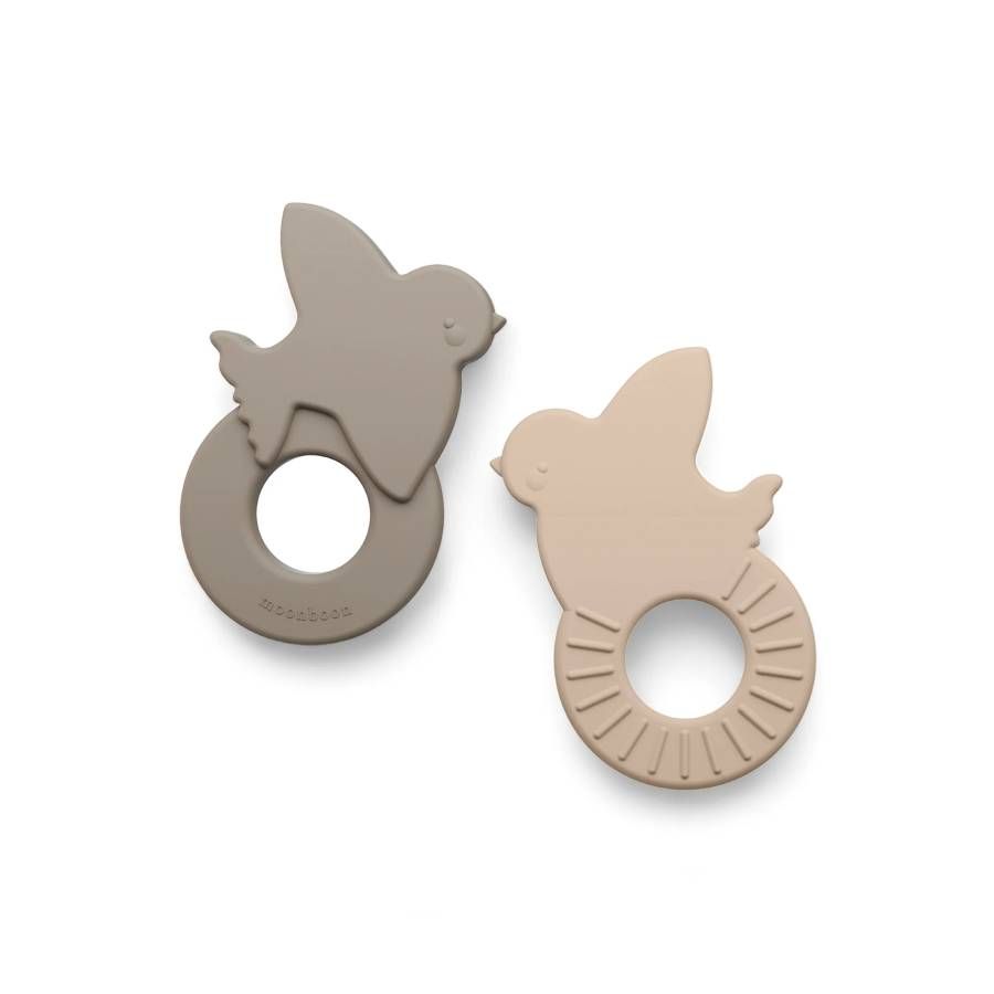 Moonboon Teething ring pink mix - Teething rings - Pacifiers - Orchestra