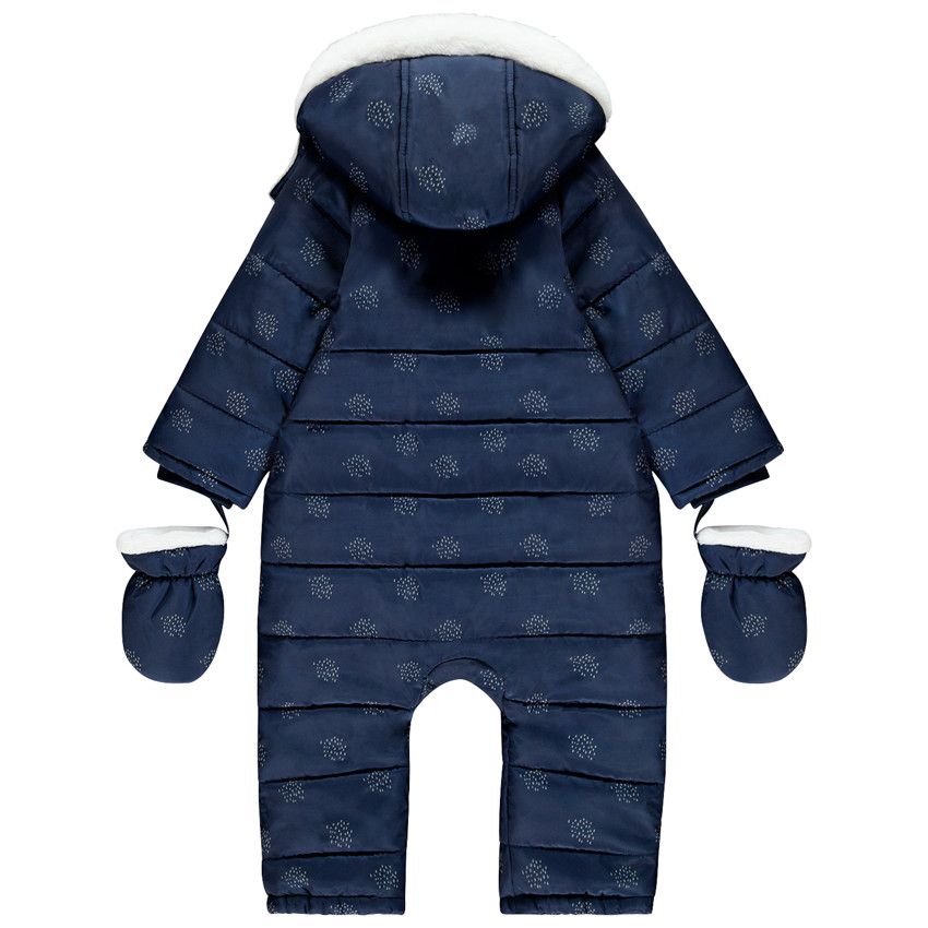Orchestra Fancy patterned baby girl jumpsuit Blue - 3 months - Jacket ...