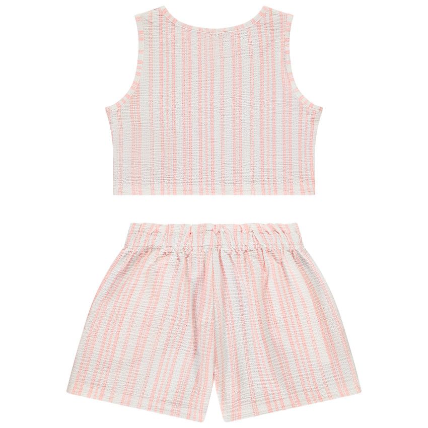Orchestra Girl's 2-piece striped fochette short set Stripes - 12 years ...