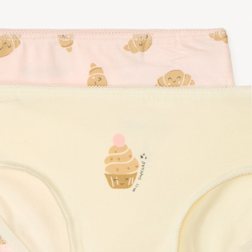 Orchestra Set of 7 kawaii knickers for girls Ecru - 8 years old ...