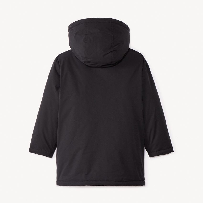 Orchestra Boys' padded parka with removable hood Black - 8 years old ...
