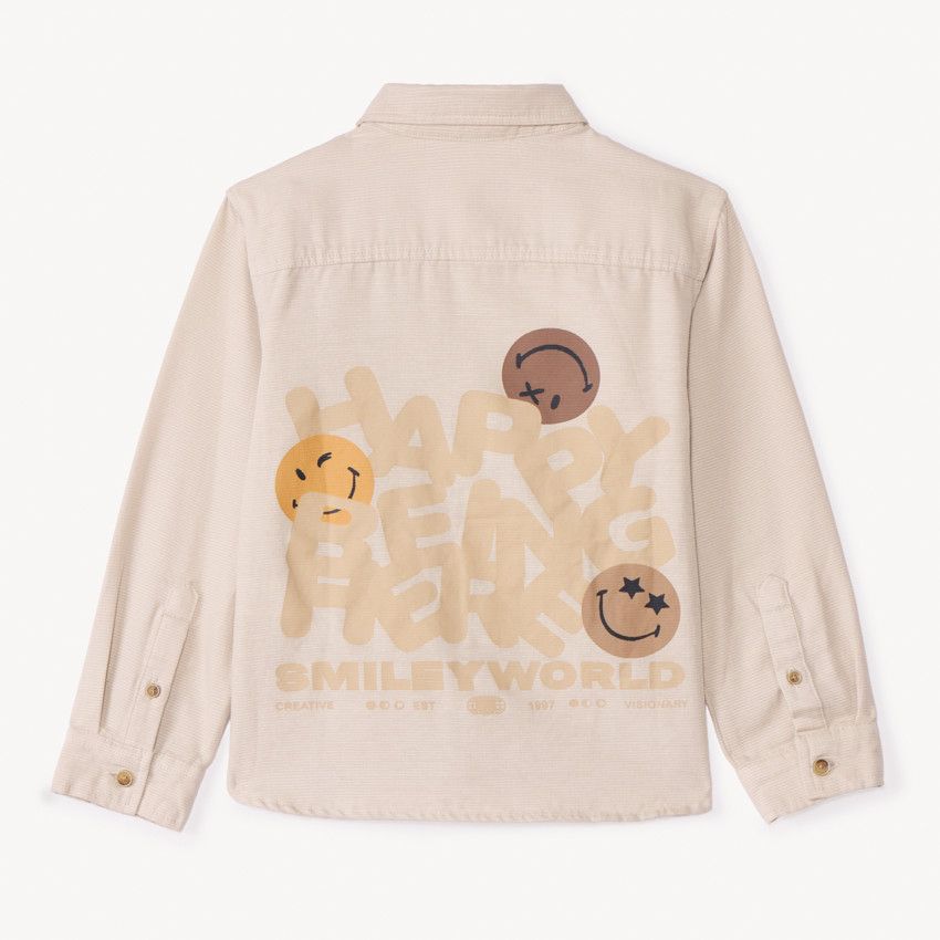 Orchestra Boy's SmileyWorld long-sleeved shirt Beige - 10 years old ...