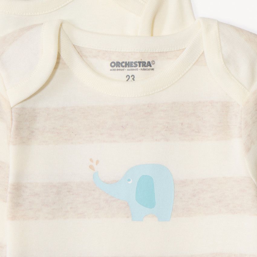 Orchestra Lot de 7 bodies manches longues fantaisie pour bébé garçon ...