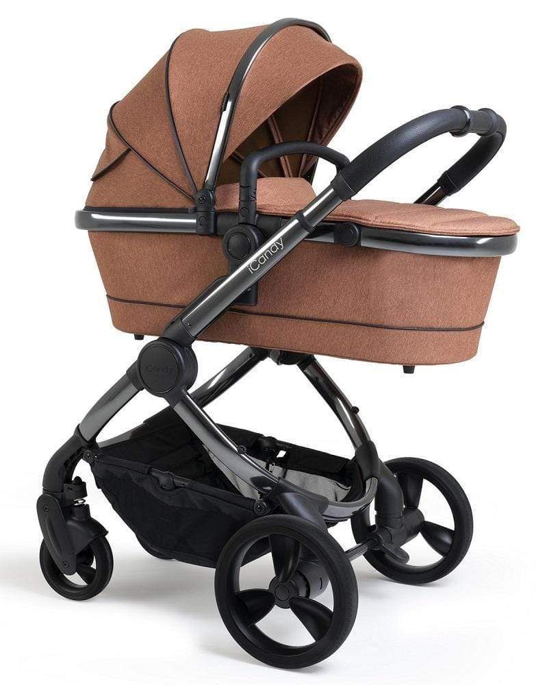 ICANDY Peach Combo avec nacelle Phantom terracotta twill - Poussette ...
