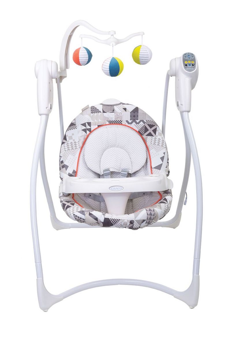 GRACO Balancelle Lovin hug swing patchwork grey - Balancelle - Éveil et ...