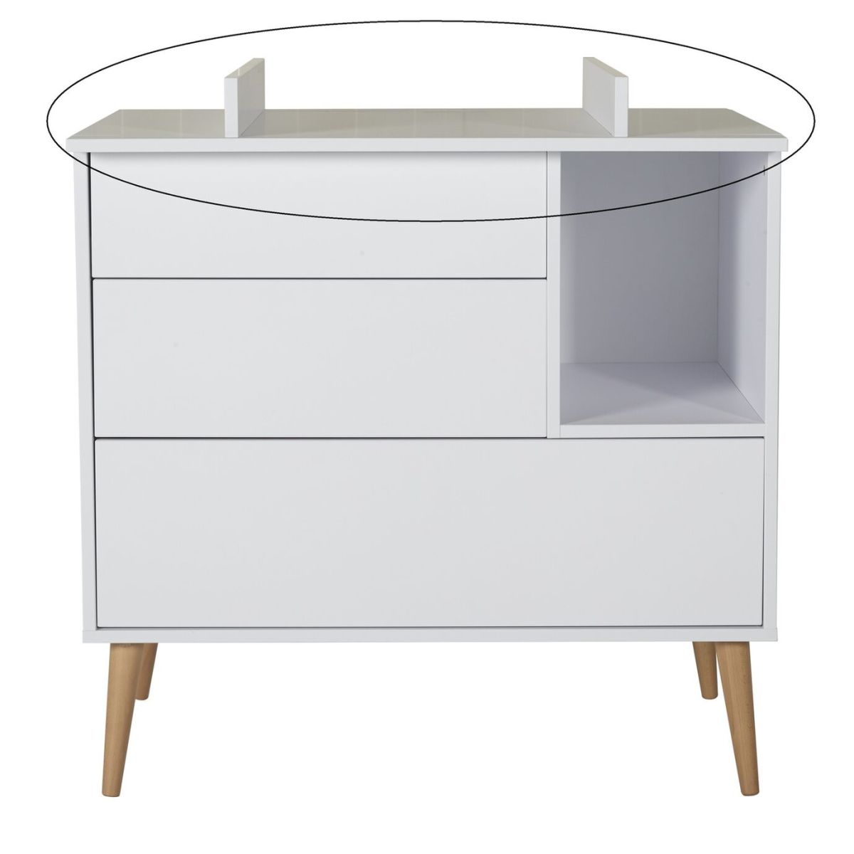 QUAX Cocoon Changing Table latte - Changing tops - Furniture - Orchestra