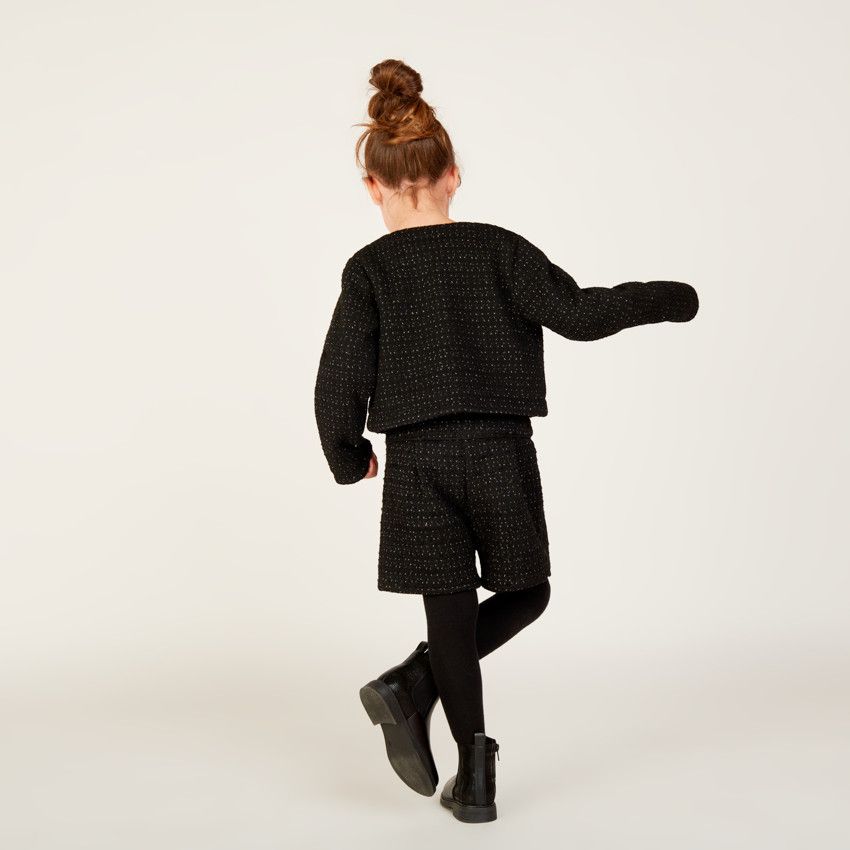 Orchestra Girl's glittering knitted suit jacket Black - 6 years old ...