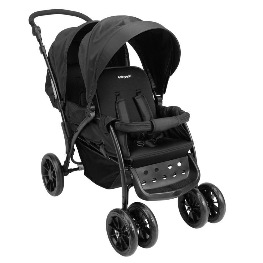 Babycare Black double pushchair for small children Black - Multi-seater ...