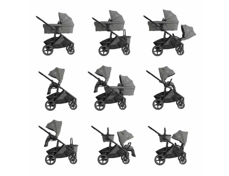 JOIE Poussette Versiti Signature + nacelle ramble XL evergreen ...