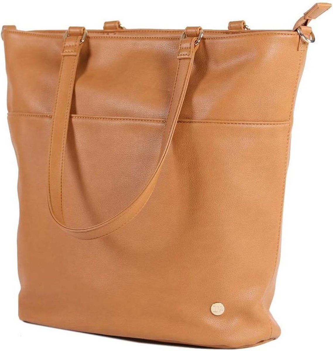 LITTLE UNICORN Citywalk Totebag changing bag cognac gold - Diaper bag ...