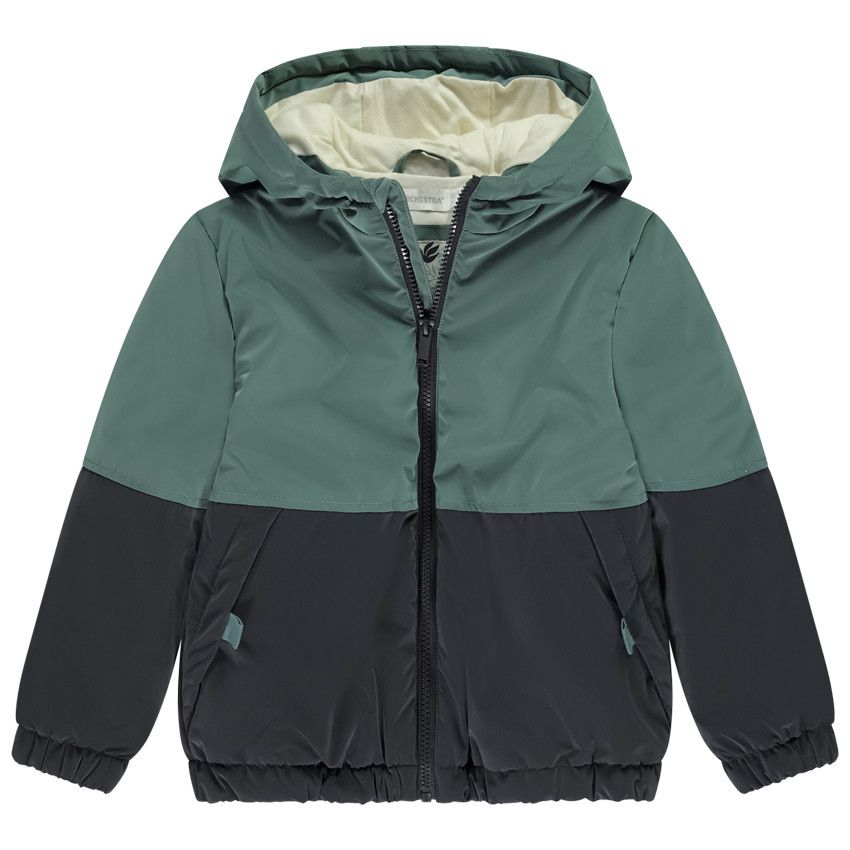 Orchestra Two-tone jersey-lined windbreaker for boys Blue - 12 years ...