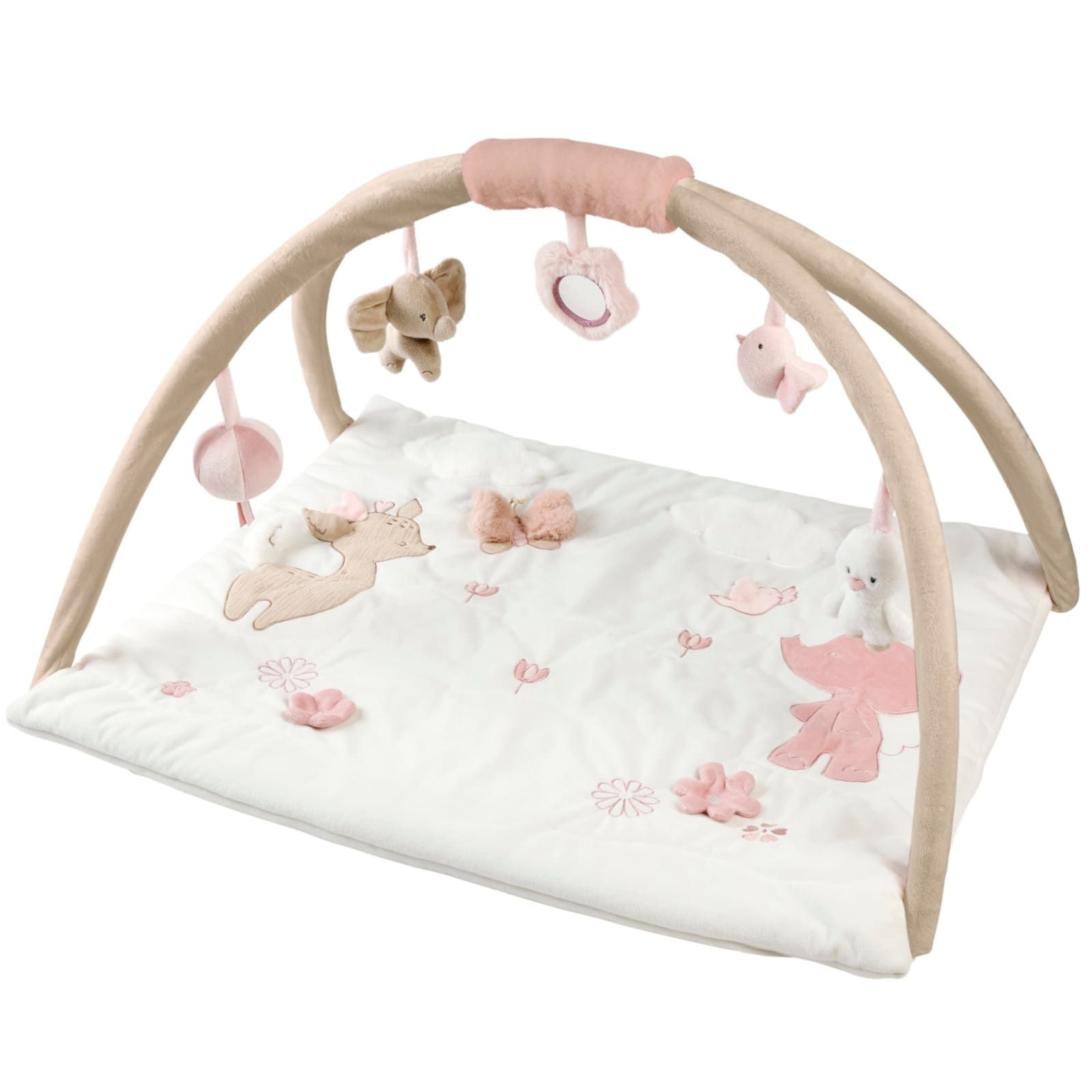 NATTOU FanFan play mat with arches beige - Play mats - Awakening and ...