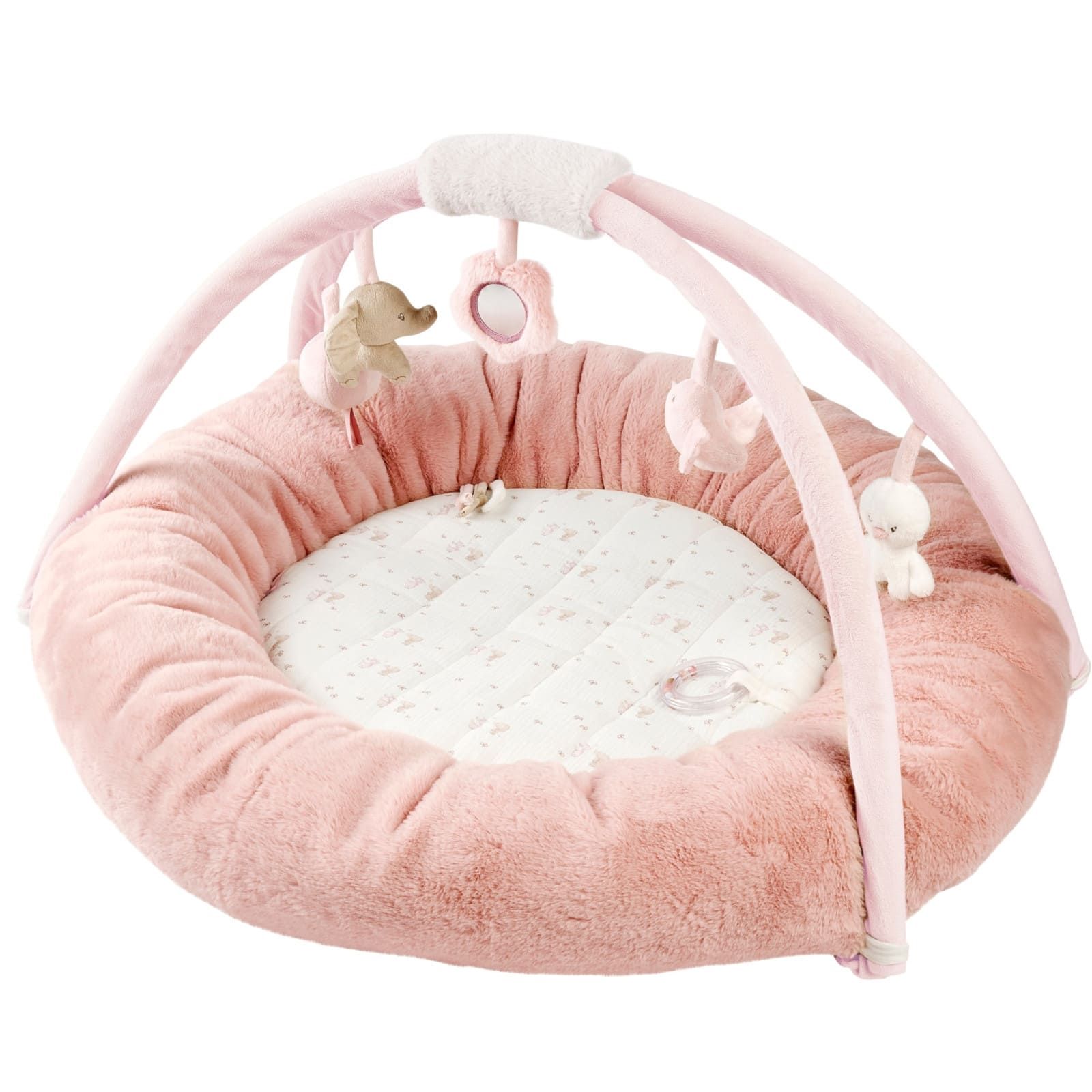 NATTOU FanFan play mat with arches pink - Play mats - Awakening and ...