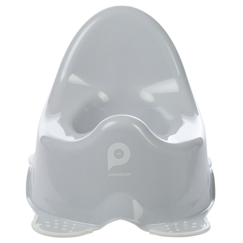 PREMAMAN Popotam 3.0 potty training grey Grey - Pot, reducer and step ...
