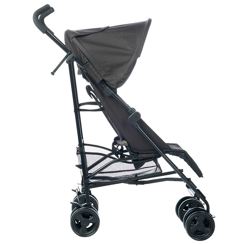 PREMAMAN AVA Reclining Stroller - Black Multicolored - Cane stroller ...