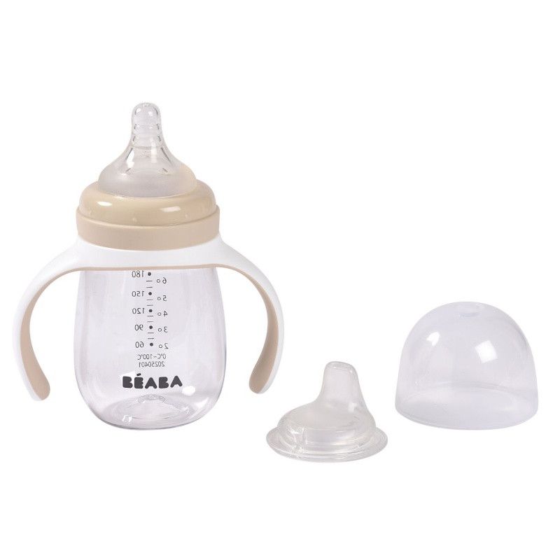 BEABA Learning bottle 210 ml - Sage Green clay - Baby bottles - Bottle ...