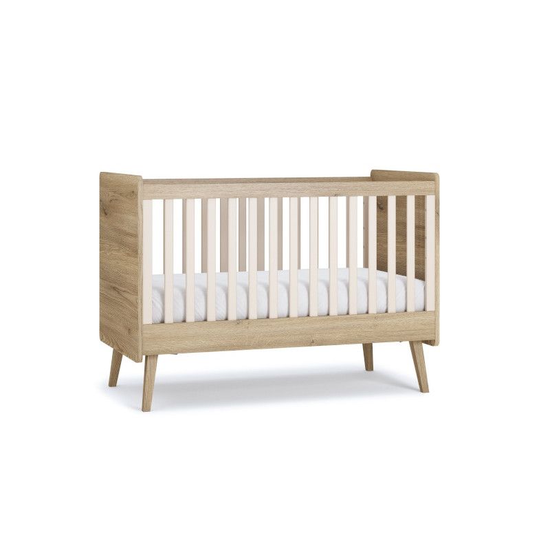 VOX Vintage Fresh 70x140 bed wood/white - 70x140 cm convertible beds ...