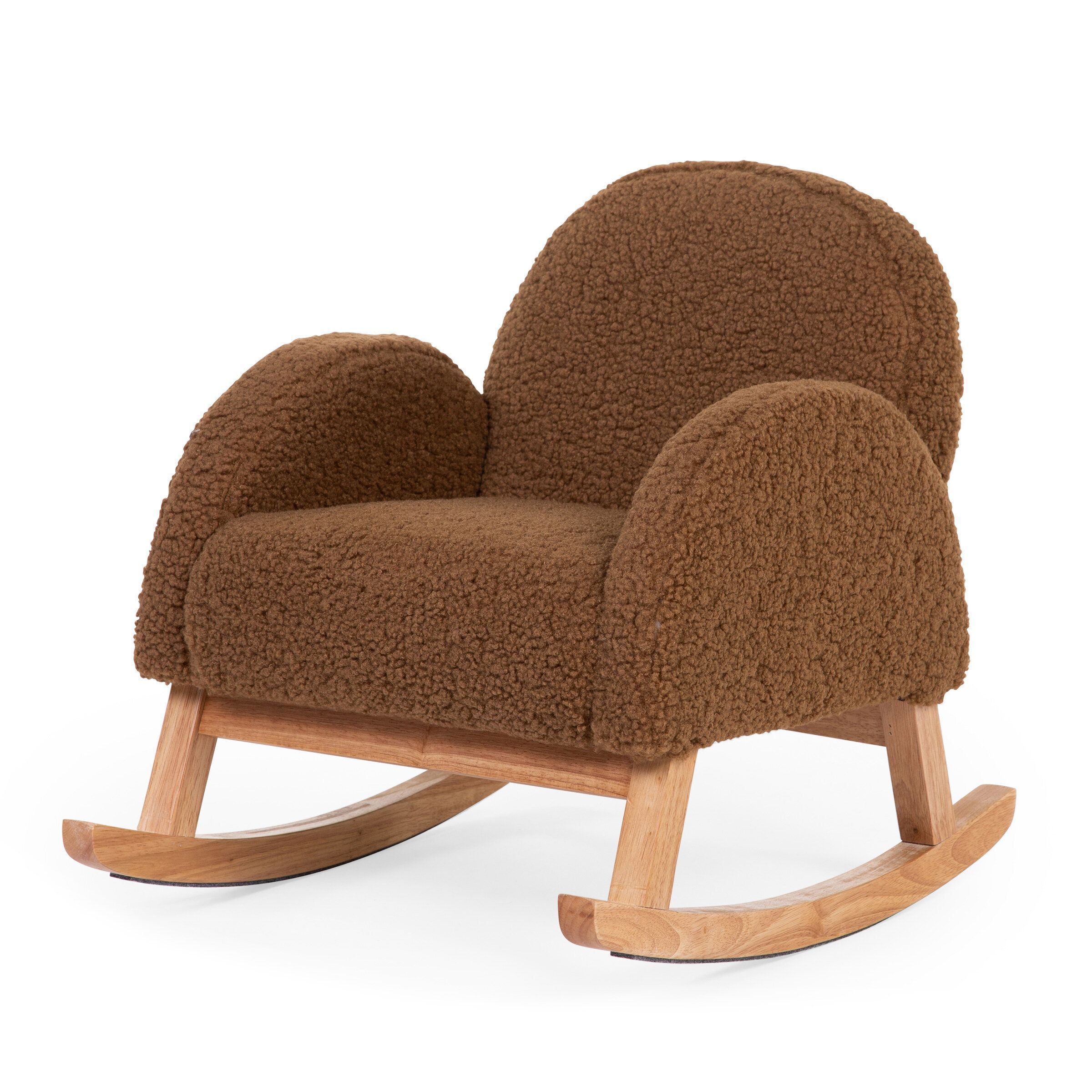 Childhome Fauteuil à bascule Teddy brun - Mobilier - Sommeil - Orchestra