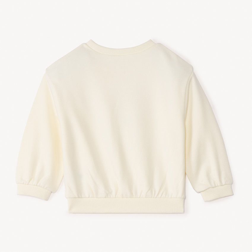 Orchestra Sweat oversize print Stitch Disney pour bébé fille Ecru - 12 ...