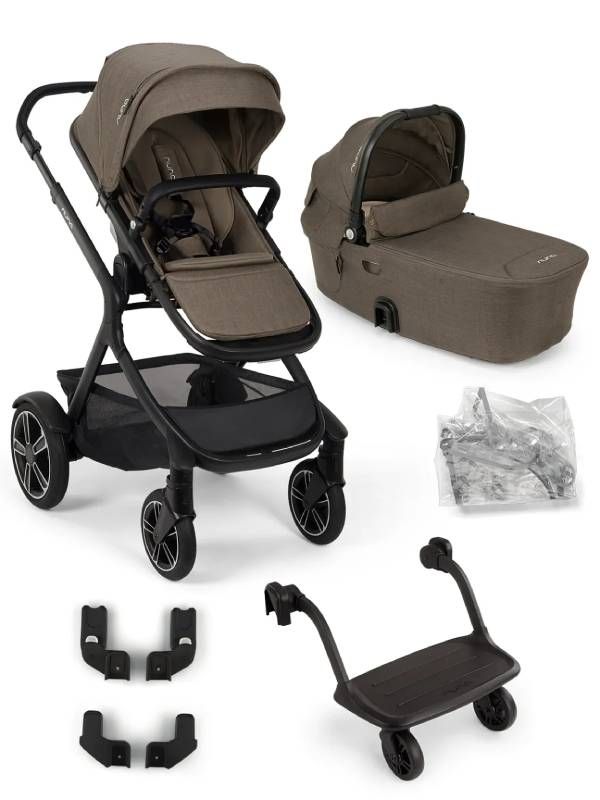 NUNA Demi Next pushchair with KidBoard and accessories pistachio ...