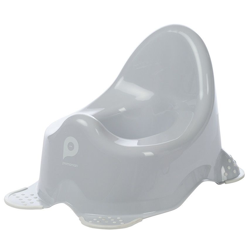 PREMAMAN Popotam 3.0 potty training grey Grey - Pot, reducer and step ...