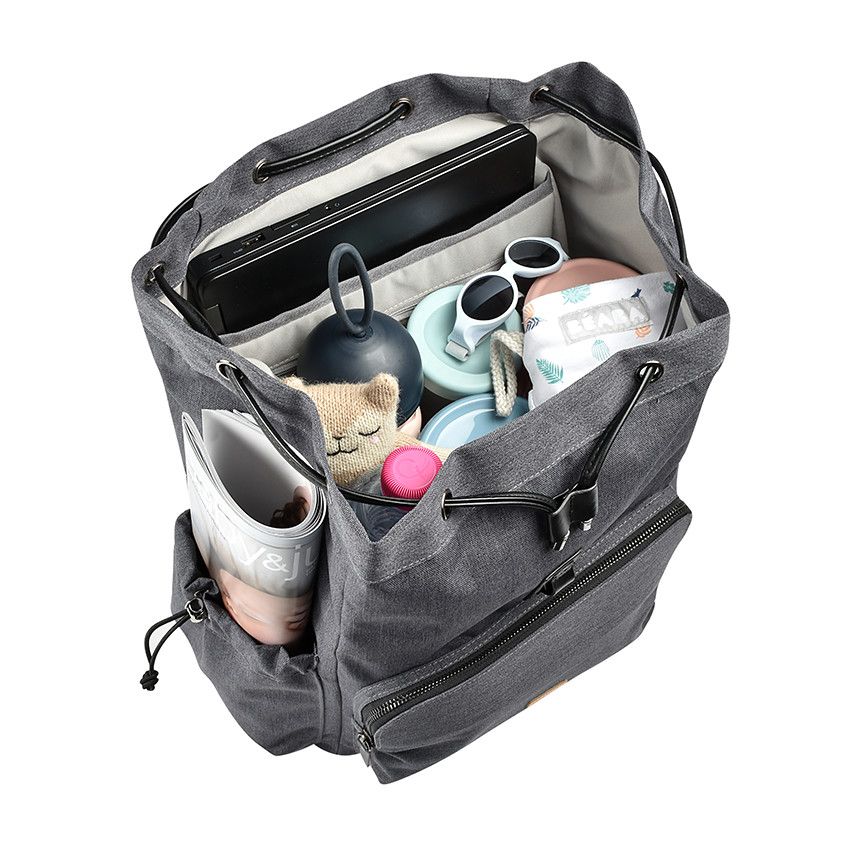 BEABA Sac à dos à langer Vancouver gris - Sac à langer - Poussettes ...