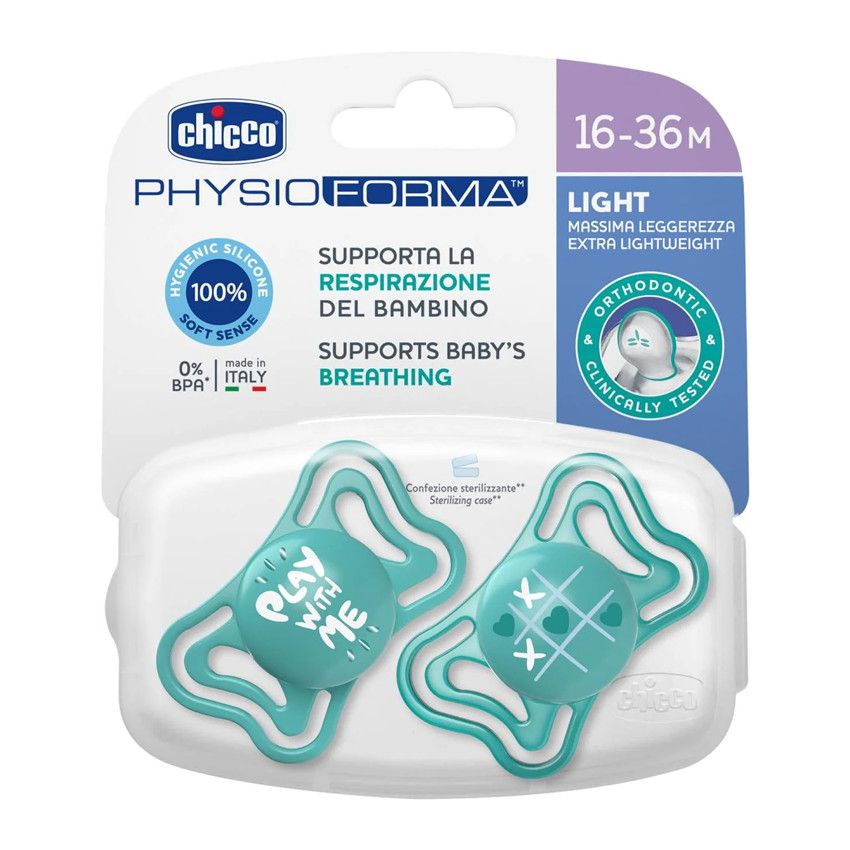 CHICCO Dummy / Teething Ring Pacifier Physioforma Light Silicone ...