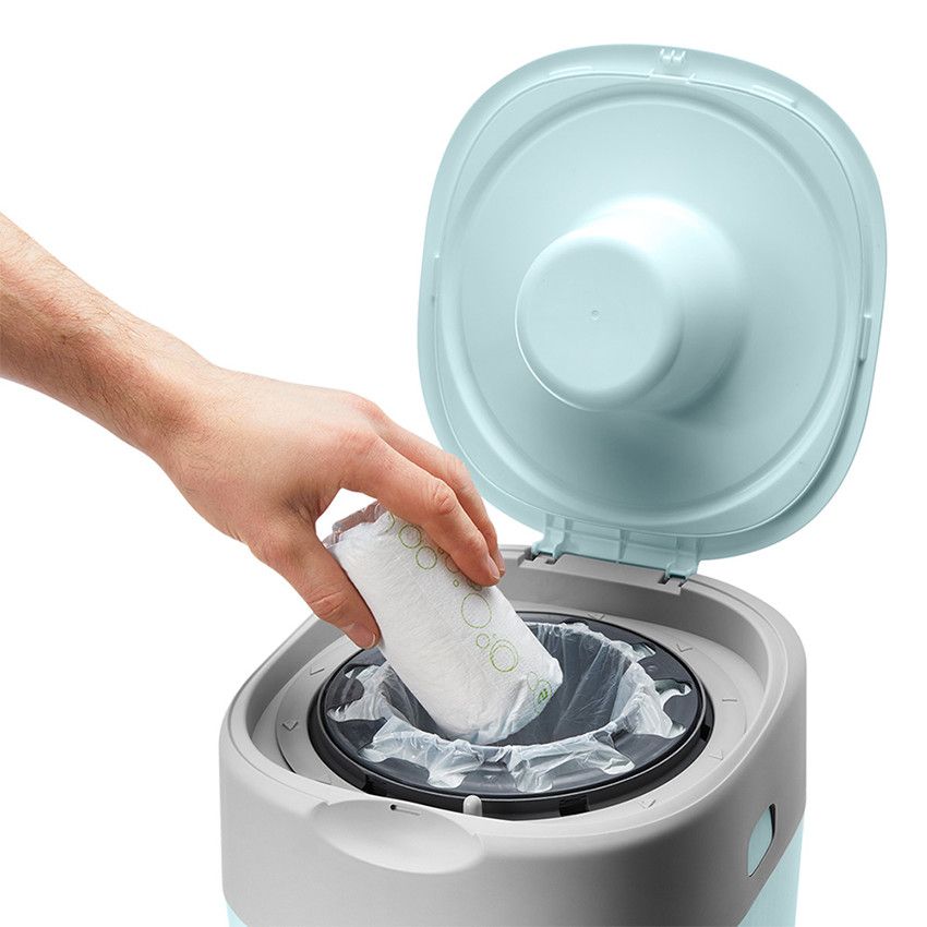 TOMMEE TIPPEE Twist & Click diaper garbage can blue - Bath and hygiene ...